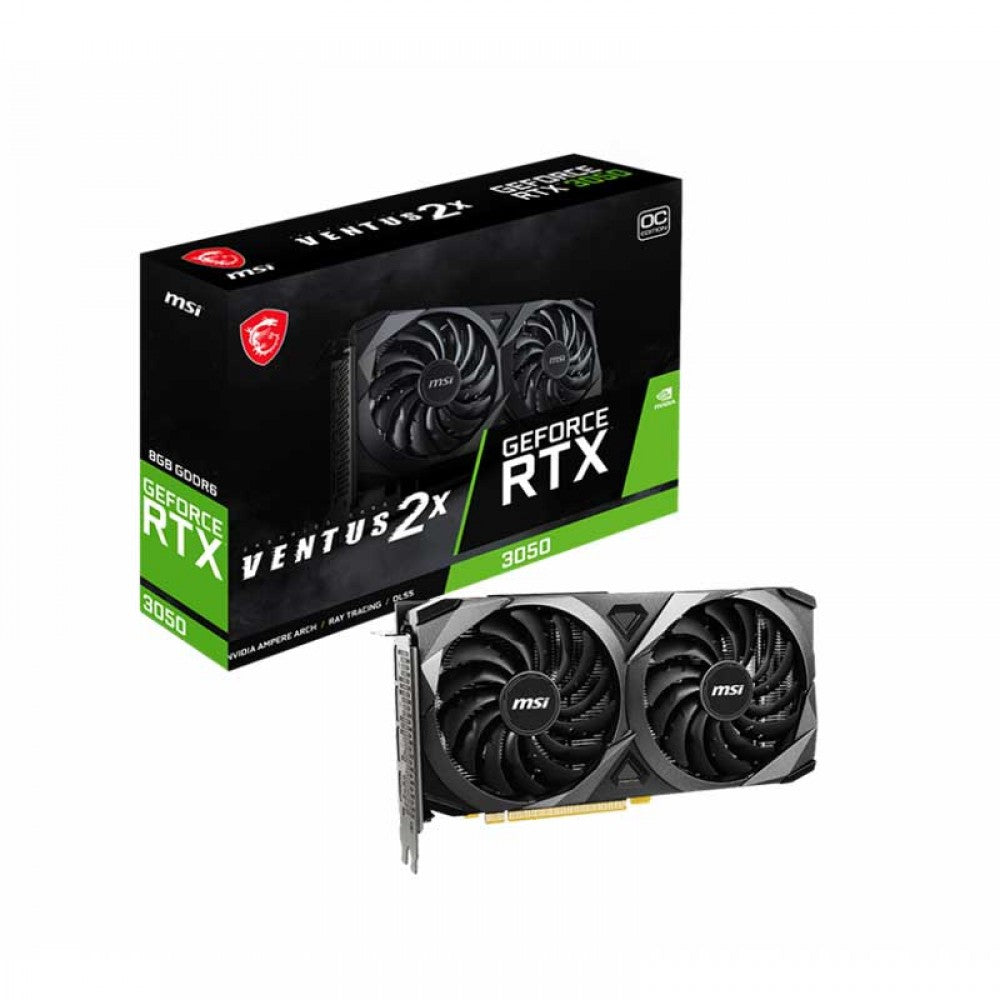MSI GeForce RTX 3050 Ventus 2X OC LHR 8GB Nvidia Graphic Card – Jiomart ...
